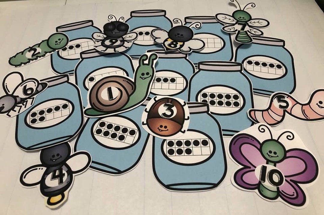 Counting 1-10 Learning Numbers, Educational Card Game, Toddler ...