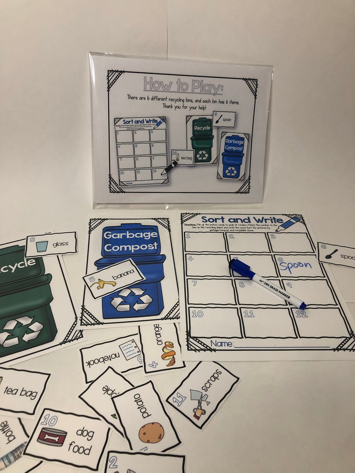 NO PREP Earth Day Hands on Learning Games, Educational Activities for ...