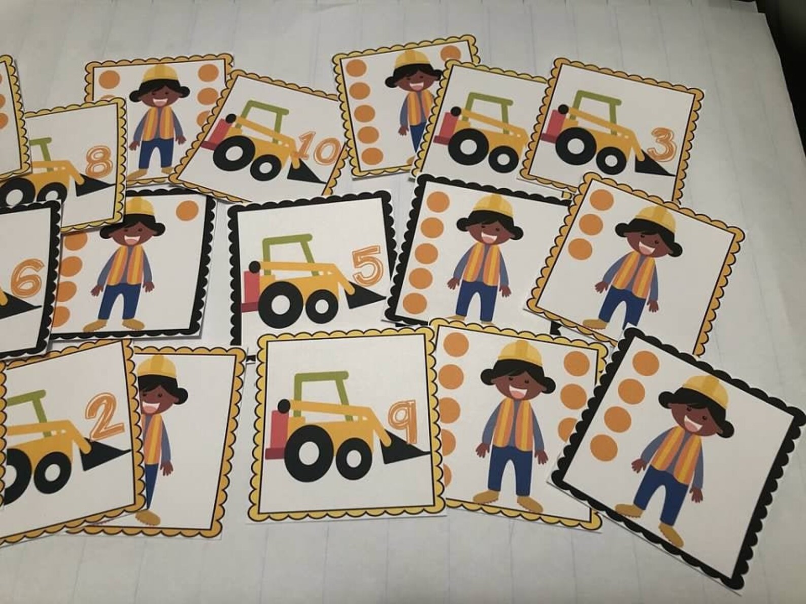 NO PREP Counting 1-10 Learning Numbers, Educational Card Game, Toddler ...