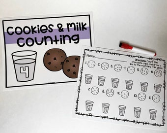 NO PREP Counting 1-10 Learning Numbers Educational Card Game - Etsy