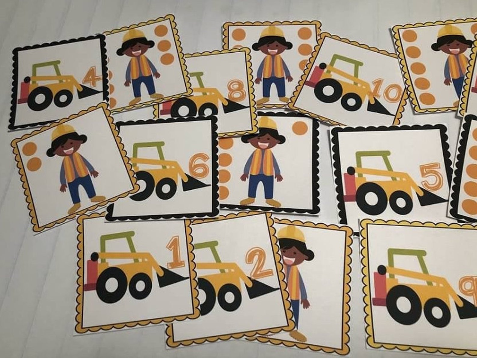 NO PREP Counting 1-10 Learning Numbers, Educational Card Game, Toddler ...