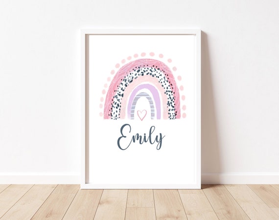 Personalised Nursery Print Nursery Decor Nursery Print | Etsy