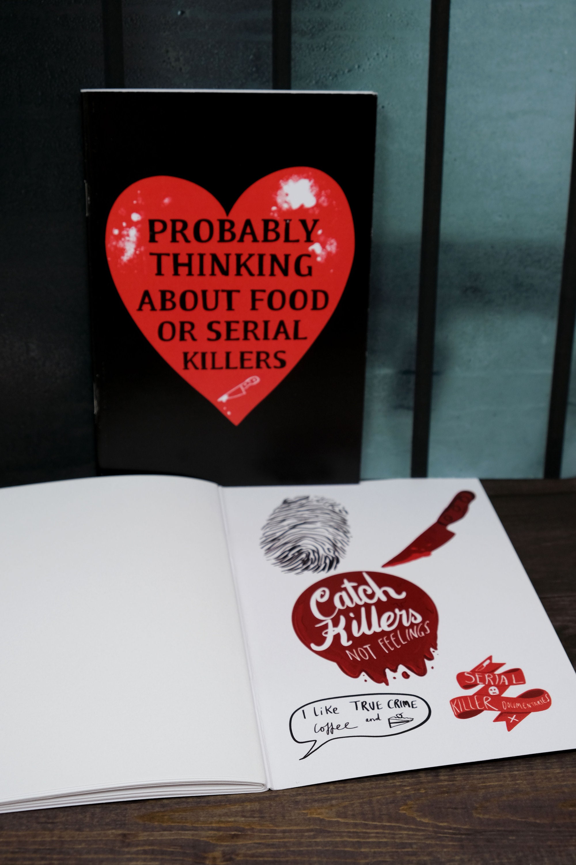 True Crime Serial Killer Notebook True Crime Fan Crime | Etsy