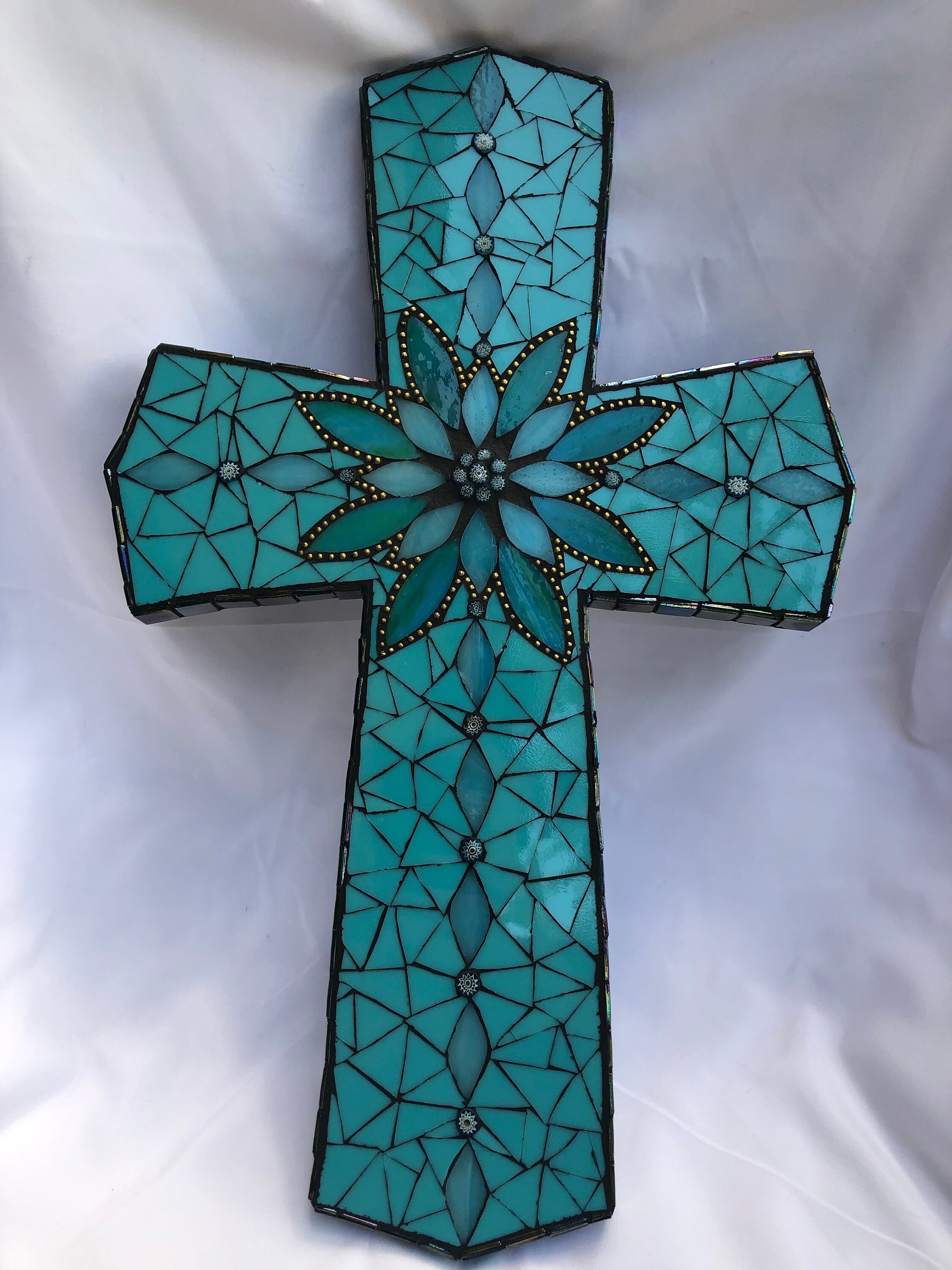 Custom Made to Order - Mosaic Cross - Etsy