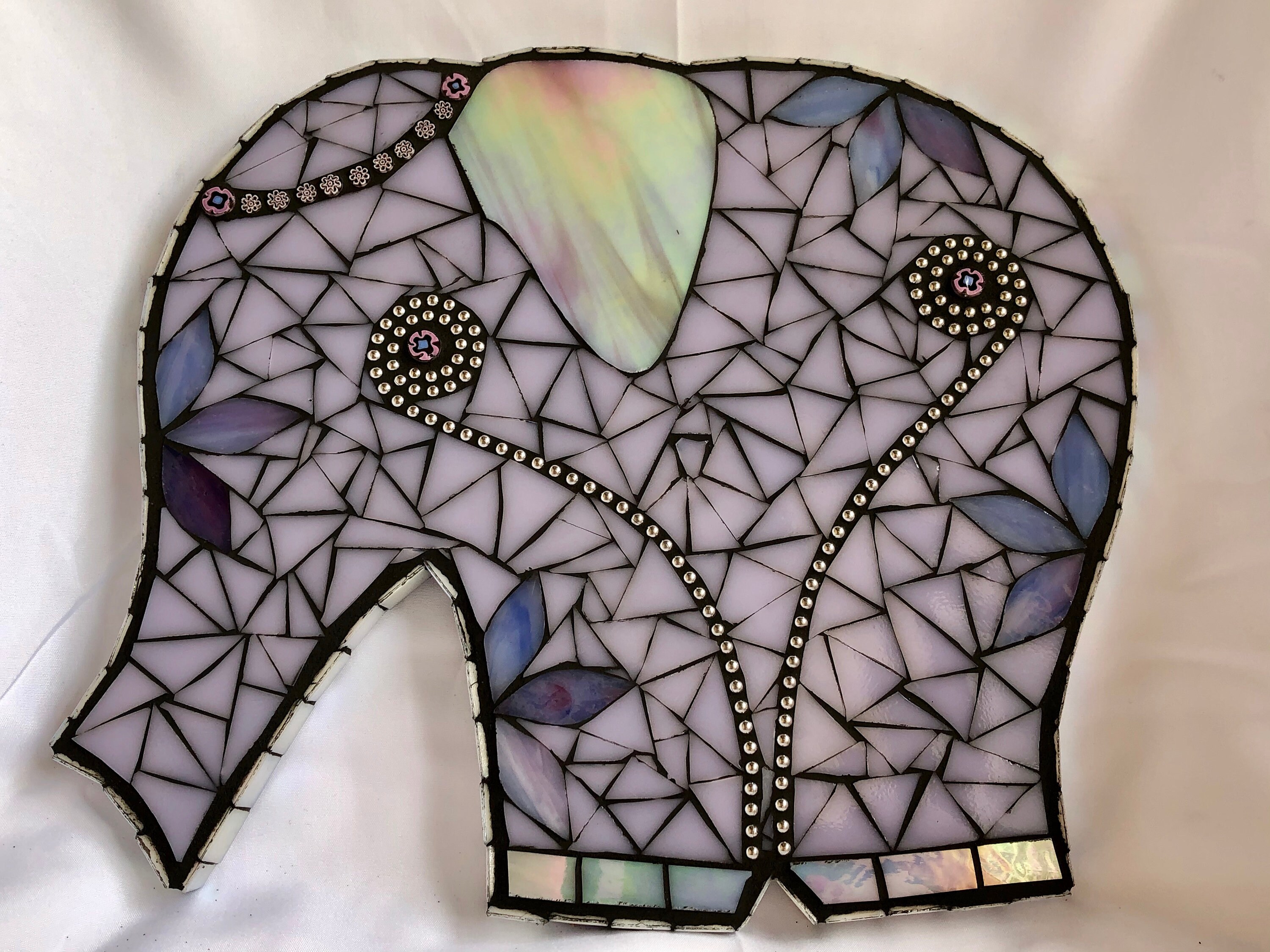 Custom Made to Order - Mosaic Elephants - Etsy