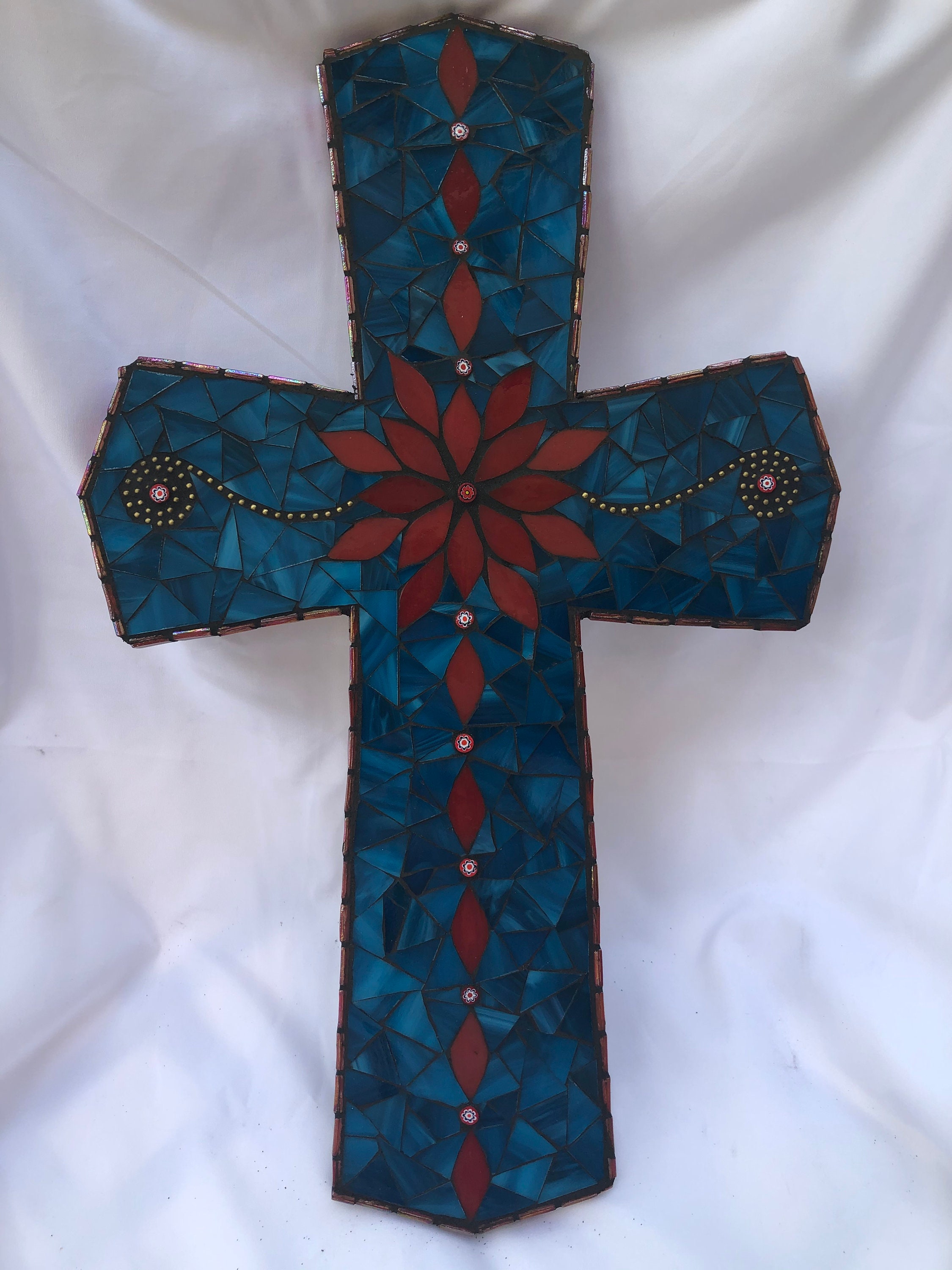 Custom Made to Order - Mosaic Cross - Etsy