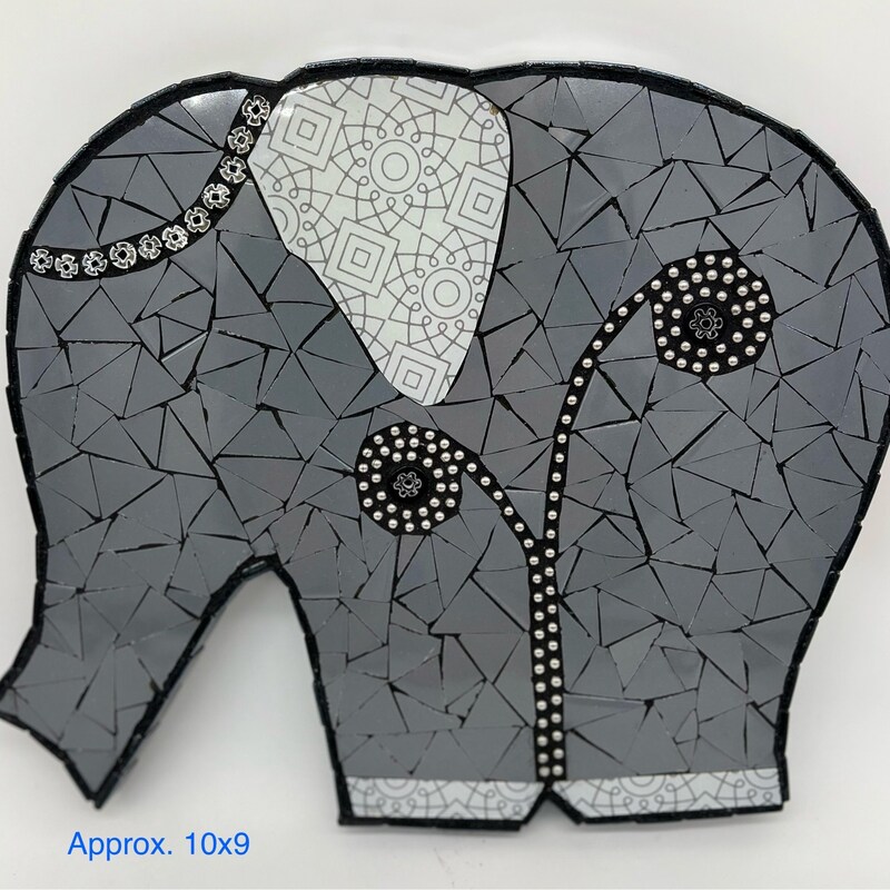 Mosaic Elephant - Etsy