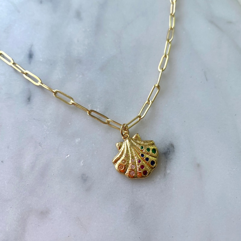 Rainbow Shell - Etsy