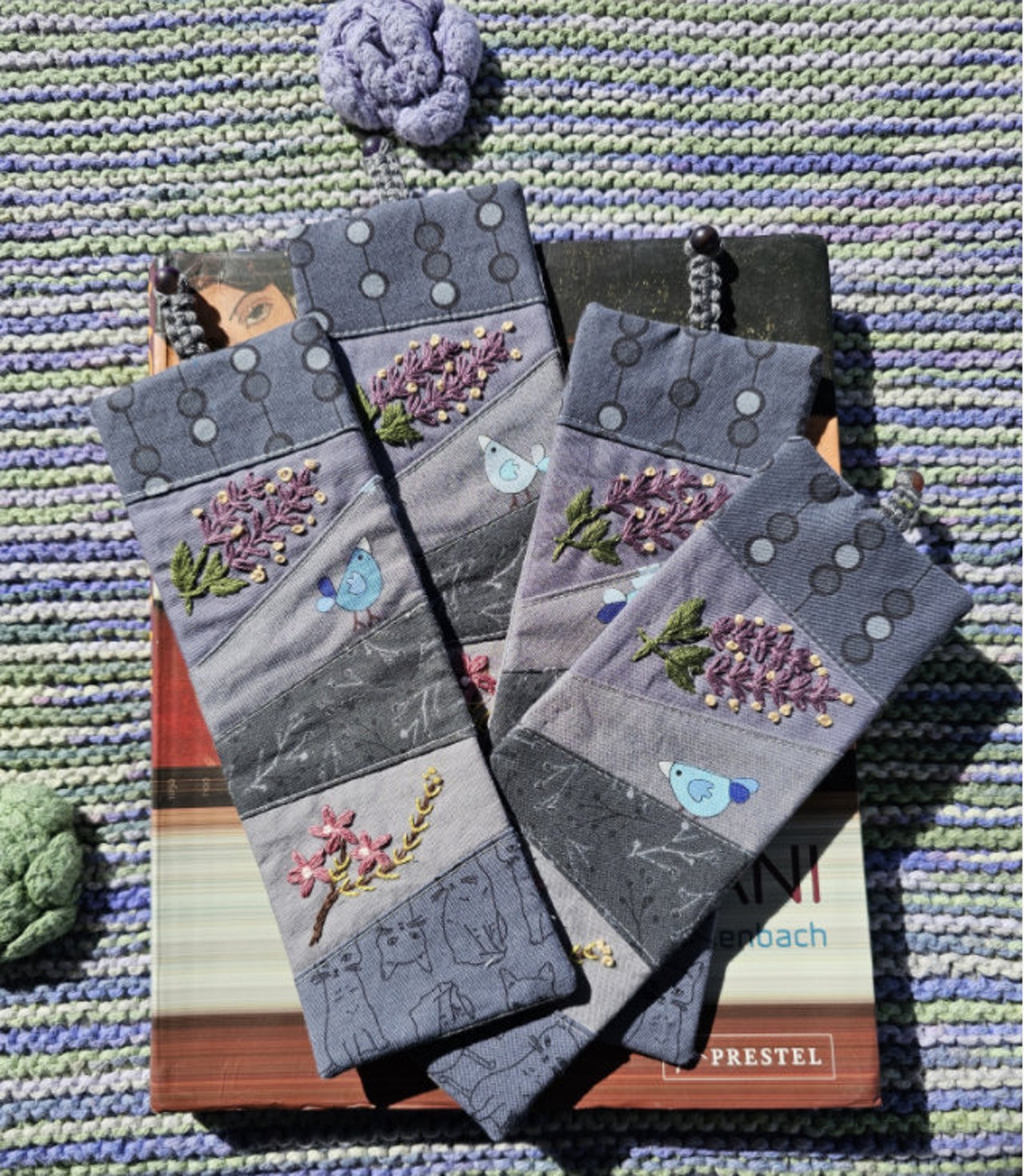 Handmade Quilted Bookmarks - Etsy