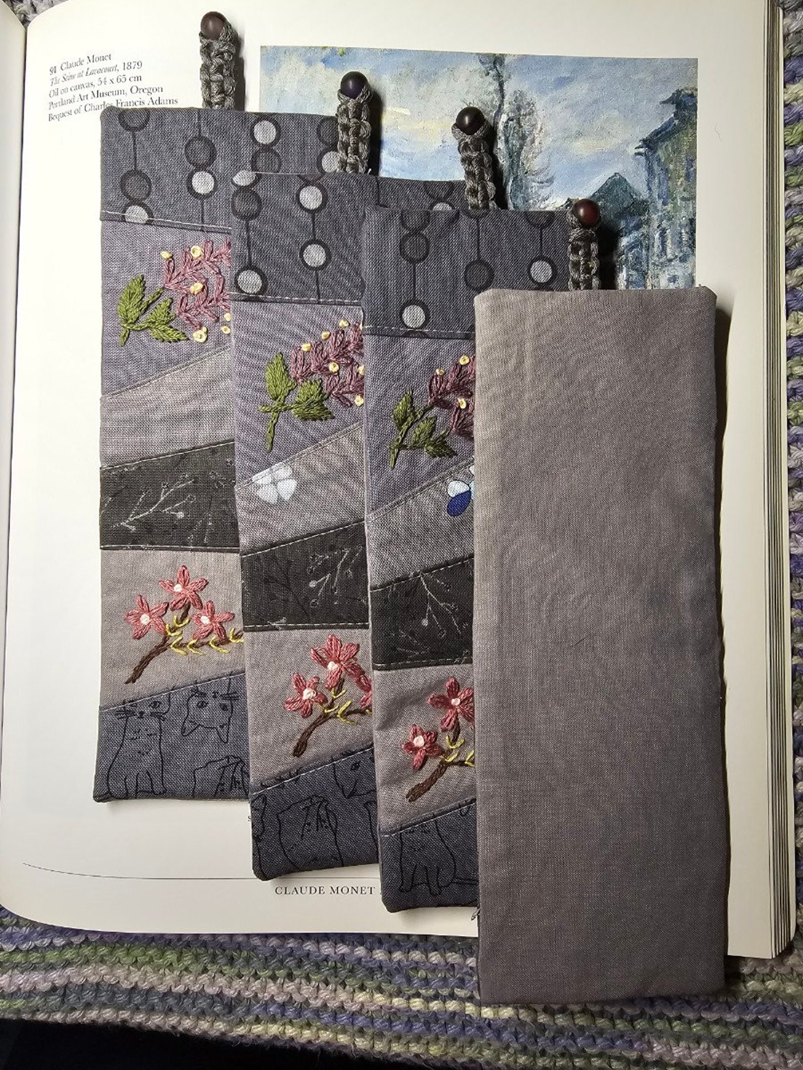 Handmade Quilted Bookmarks - Etsy