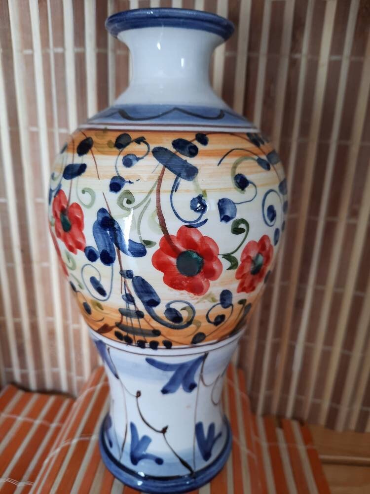Vase Made in Italy Artisanal Pottery for Flowers Table Decoration Home ...