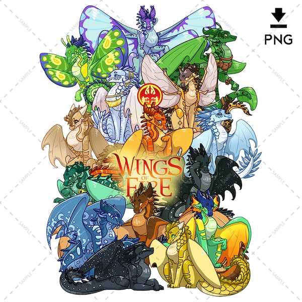 Wings of Fire Svg Files - Etsy Singapore