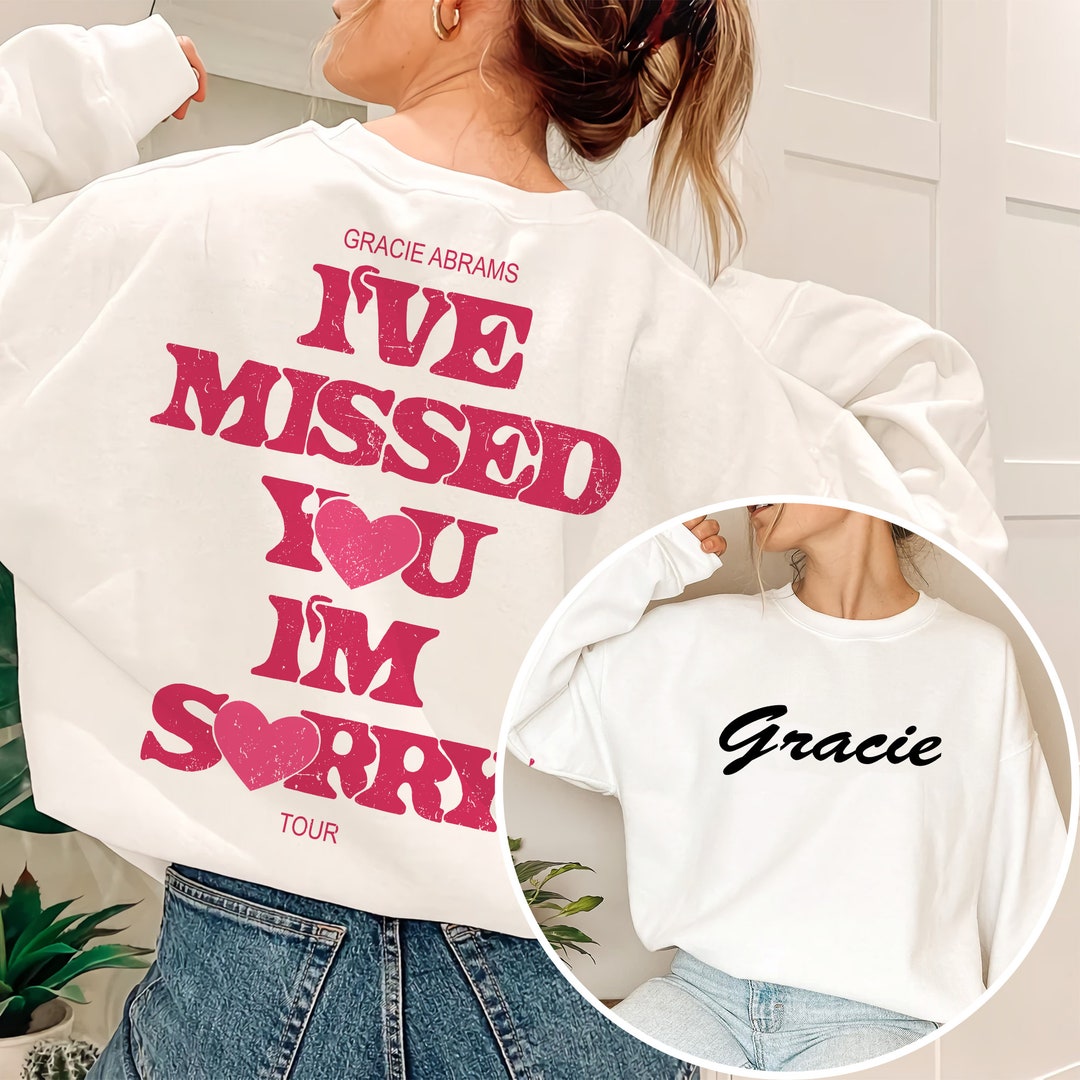 Gracie Abrams Ive Missed You Im Sorry Merch Gracie Etsy