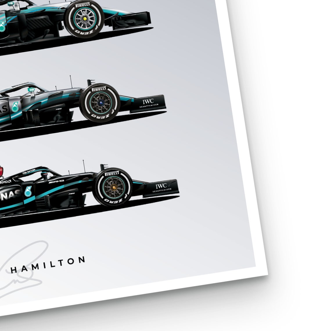 Lewis Hamilton World Championship F1 Poster Mclaren Mercedes - Etsy UK