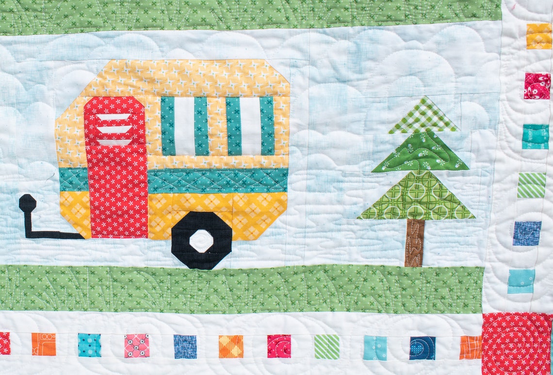 The Happy Glamper Quilt Pattern PDF Download - Etsy Australia