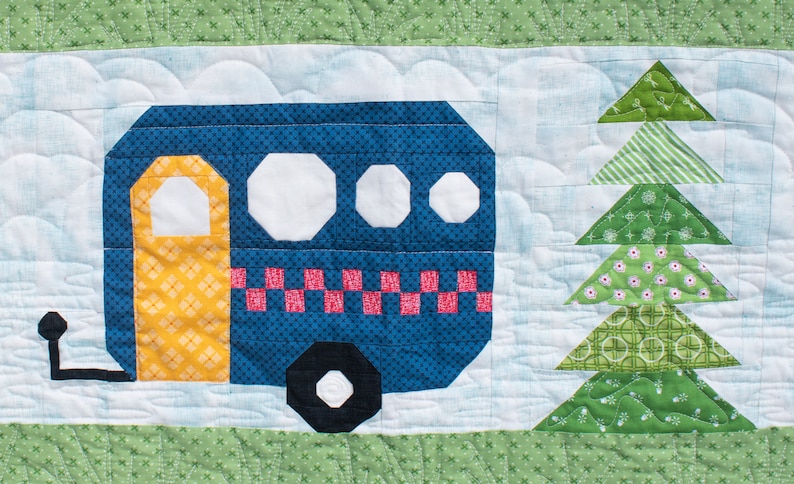 The Happy Glamper Quilt Pattern PDF Download - Etsy