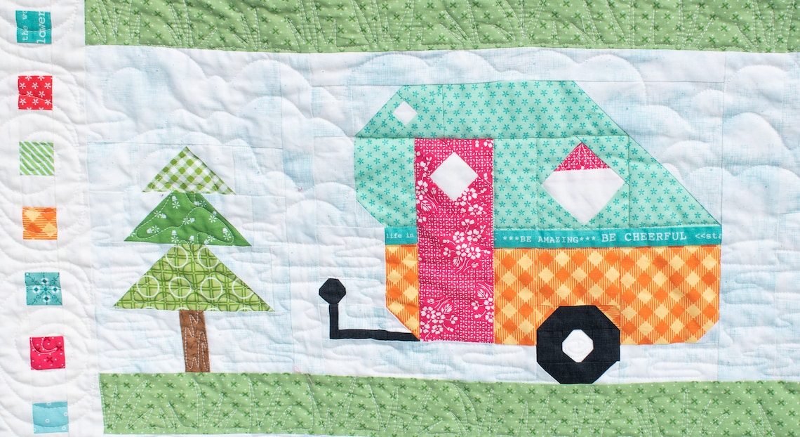 The Happy Glamper Quilt Pattern PDF Download - Etsy Australia