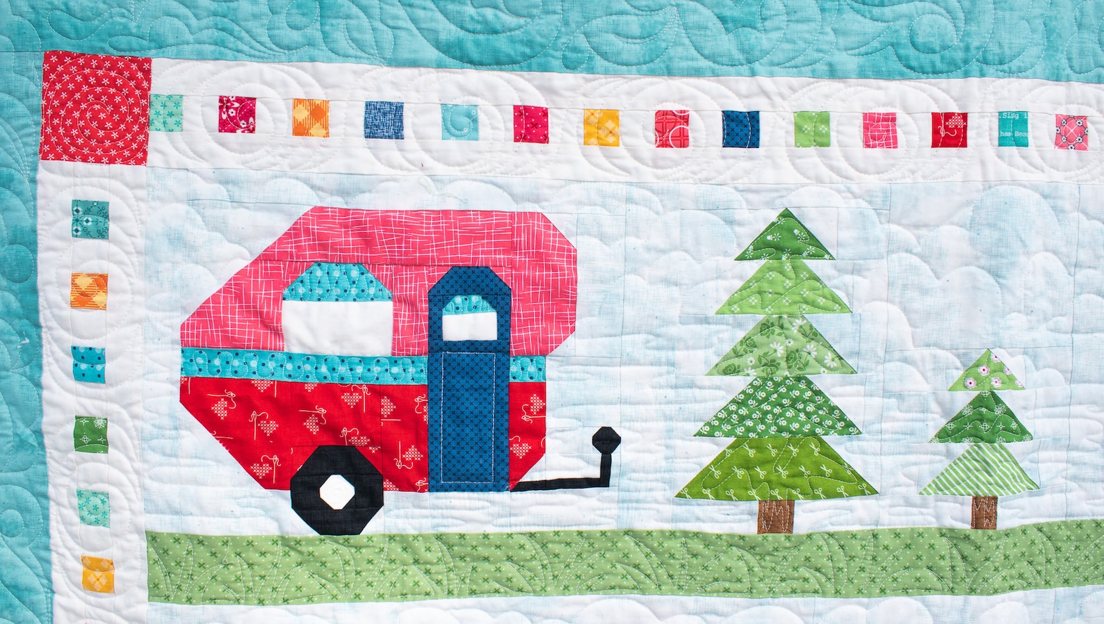 The Happy Glamper Quilt Pattern PDF Download - Etsy