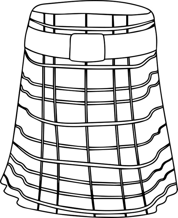 Kilt Cutting File - Etsy