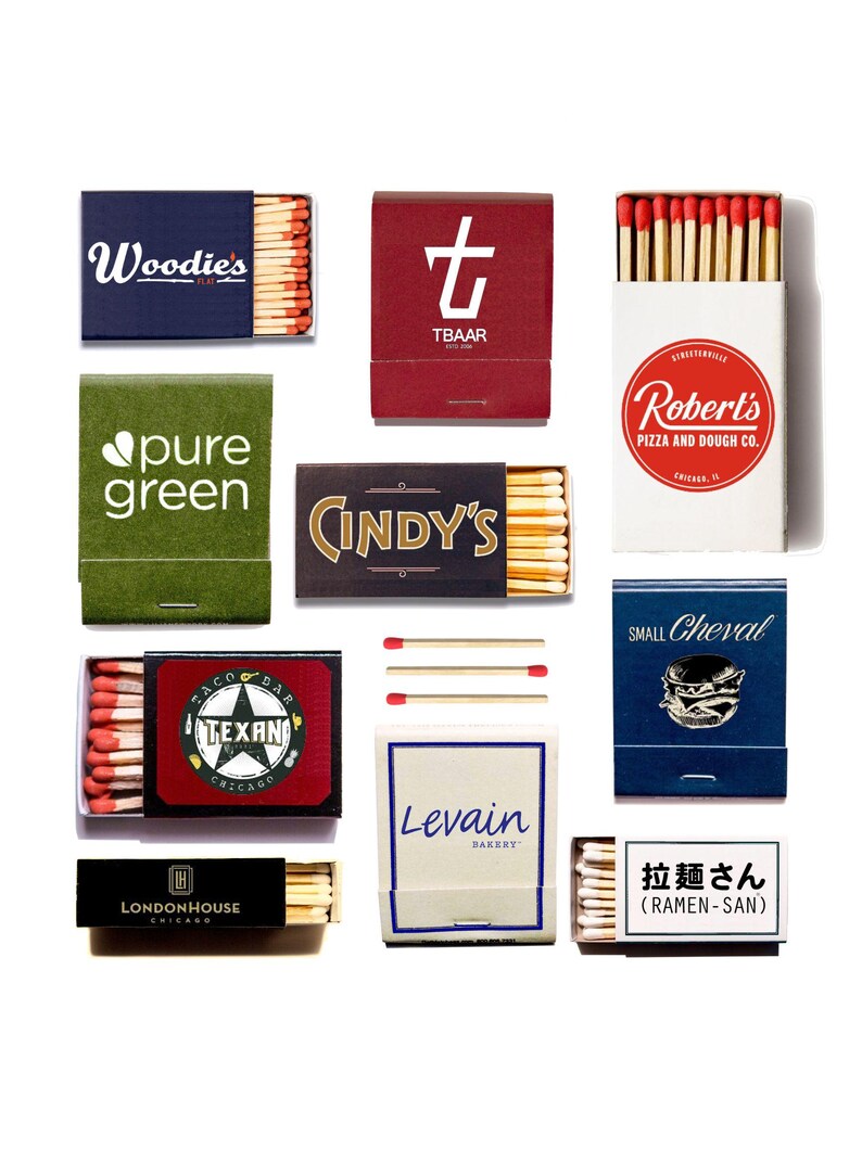 Personalized Matchbox Art | Custom Digital Matchbook Print | Unique ...