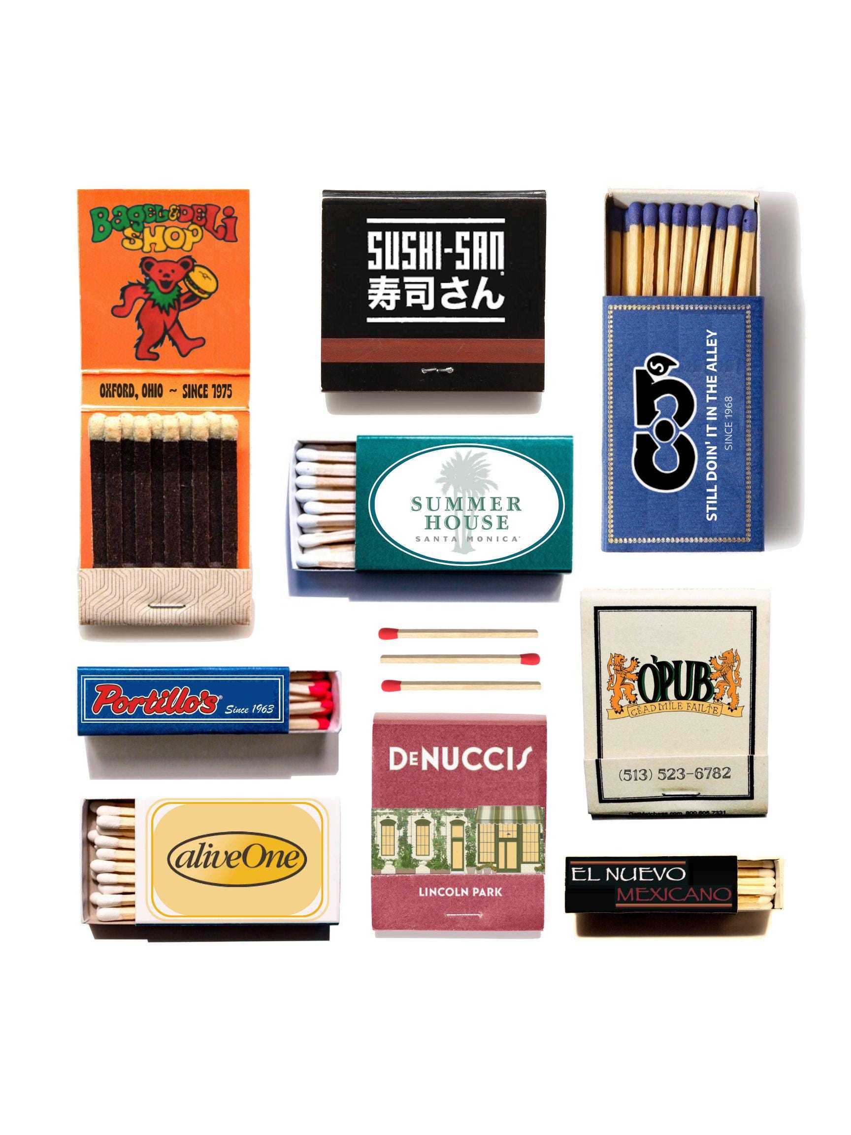 Personalized Matchbox Art | Custom Digital Matchbook Print | Unique ...