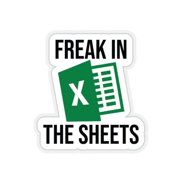 Excel Freak in the Sheets Svg - Etsy Singapore