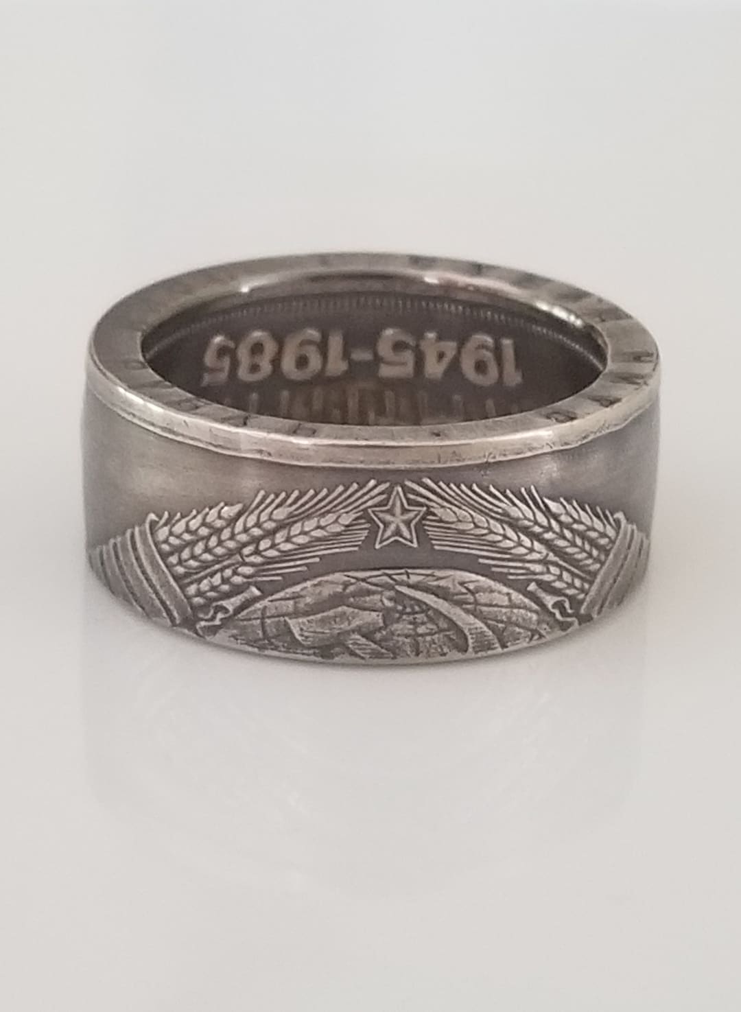 Russia USSR Coin Ring | 1 Ruble Ring | Handmade Ring | Travel Ring ...