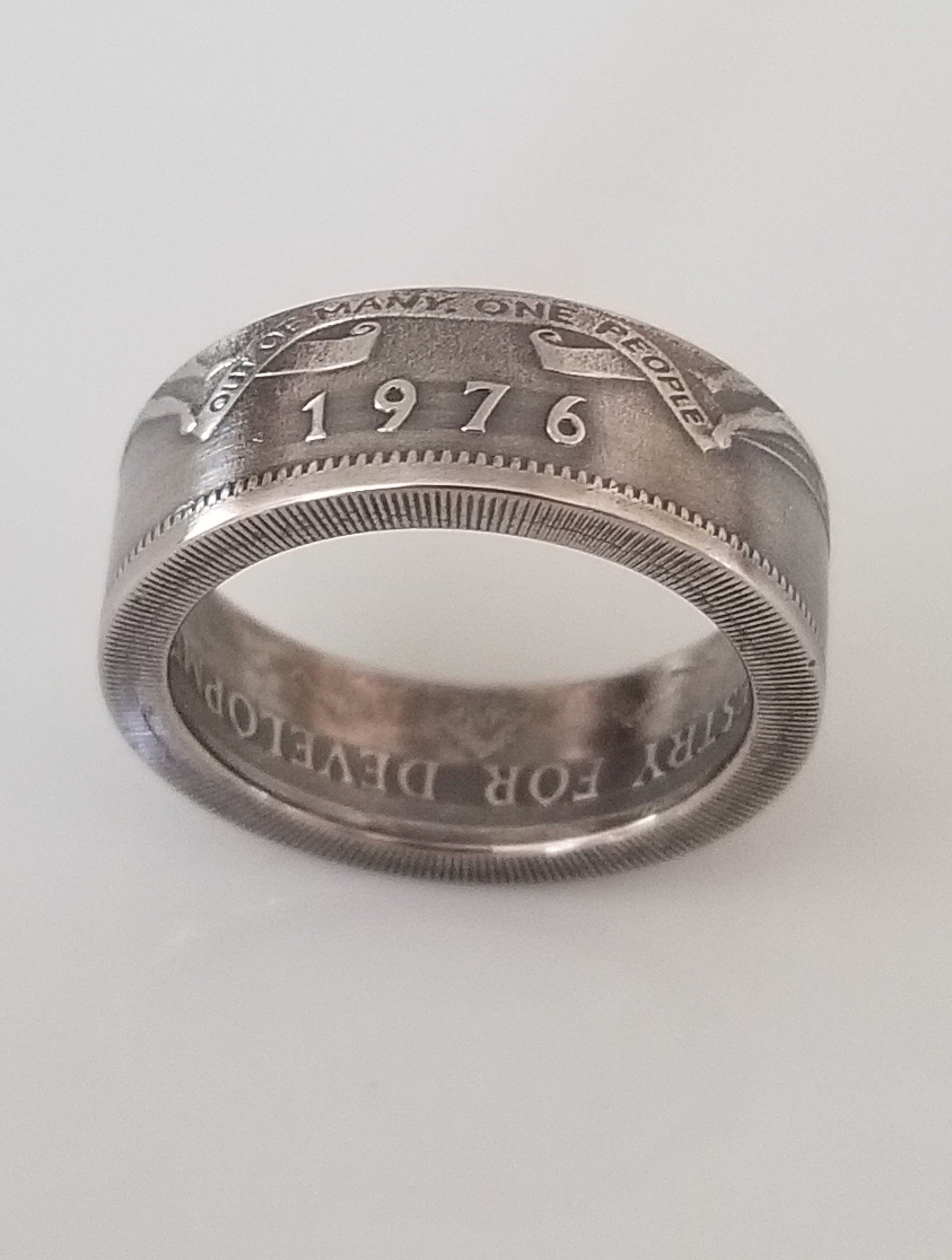 Jamaican Coin Ring Jamaica 25 Cent Coin Ring Handmade Ring - Etsy