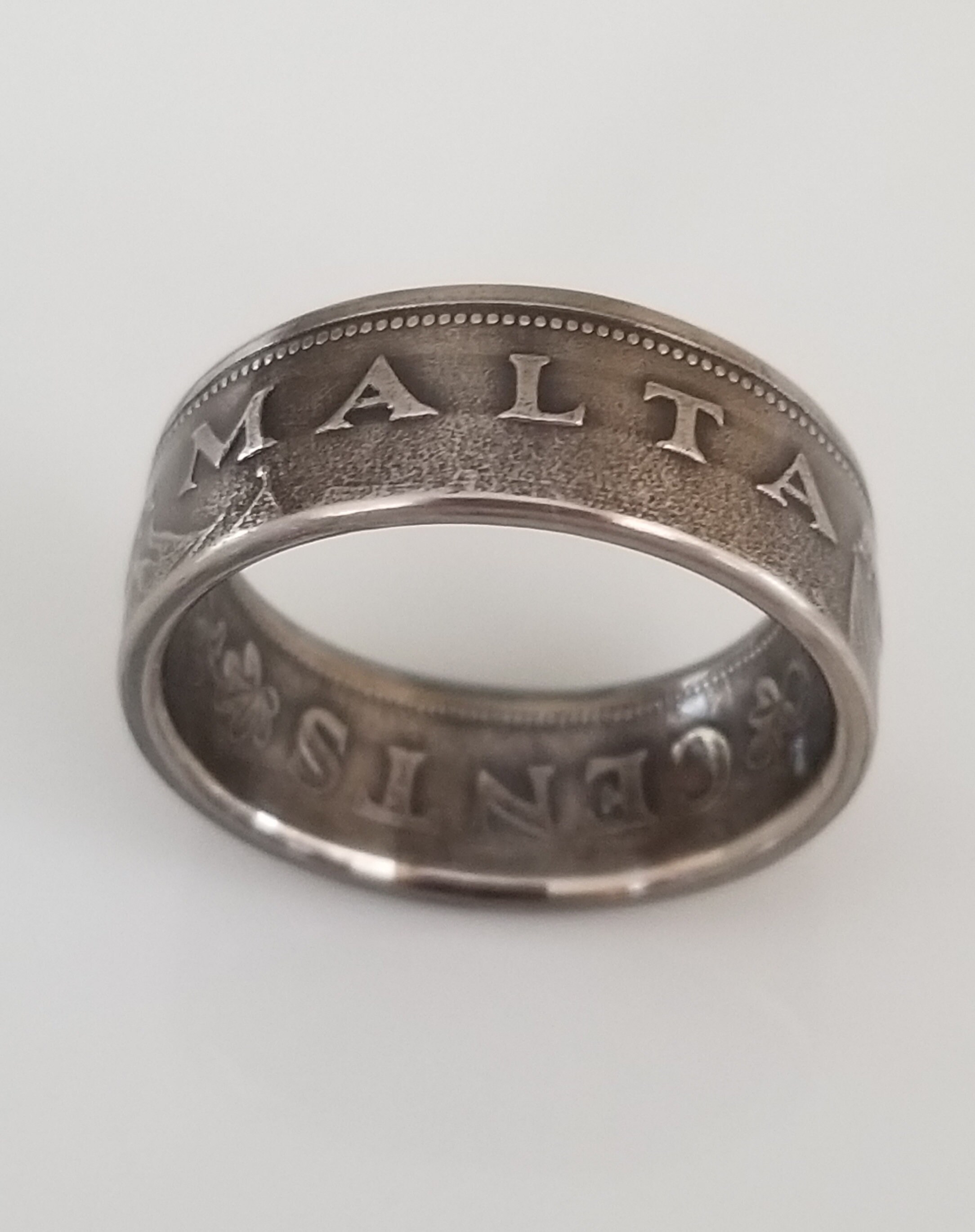 Malta Coin Ring | Malta Ring | Dolphins Ring | Unique Gift | Travel ...