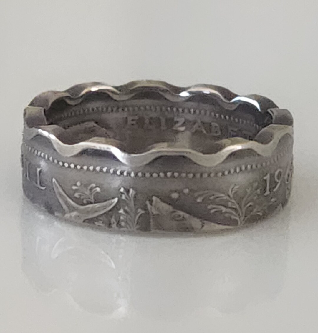 Bahamas Ring | Bahamas 10 Cent Coin Ring | Handmade Ring | Travel Gift ...