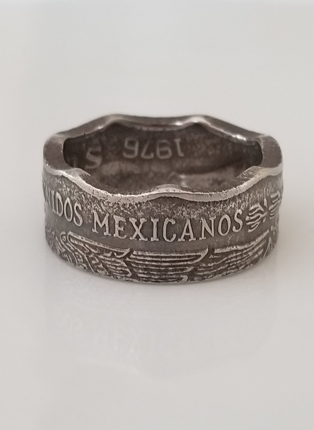 Mexico Coin Ring 10 Pesos Mexican Ring Handmade Ring - Etsy