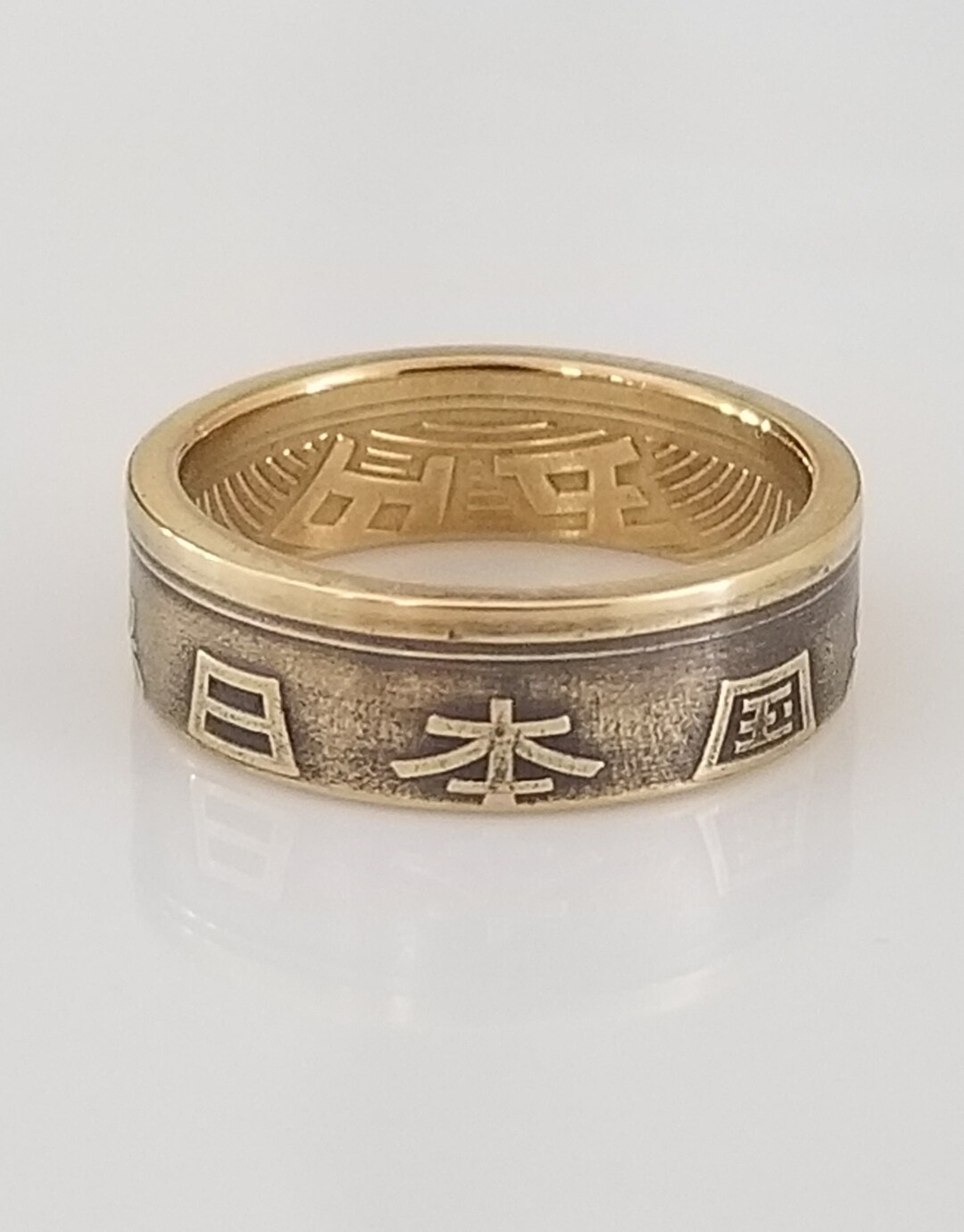 Japanese Coin Ring | Japan Ring | Travel Gift | Unique Gift | Handmade ...