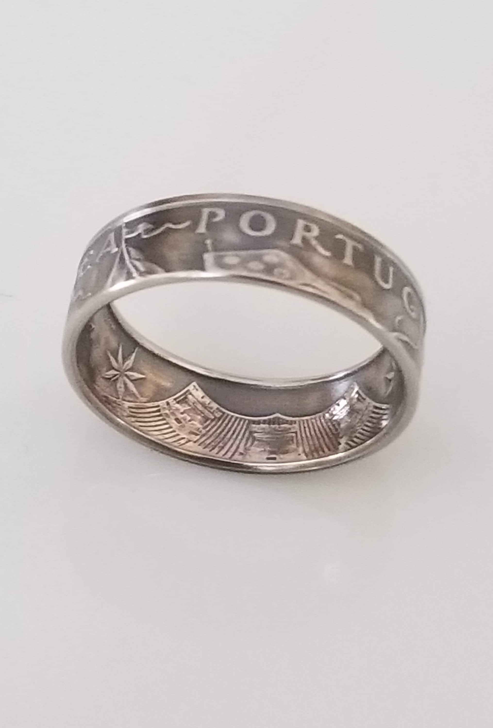 PORTUGAL Coin Ring | Portuguese Ring | Handmade Ring | Unique Gift ...