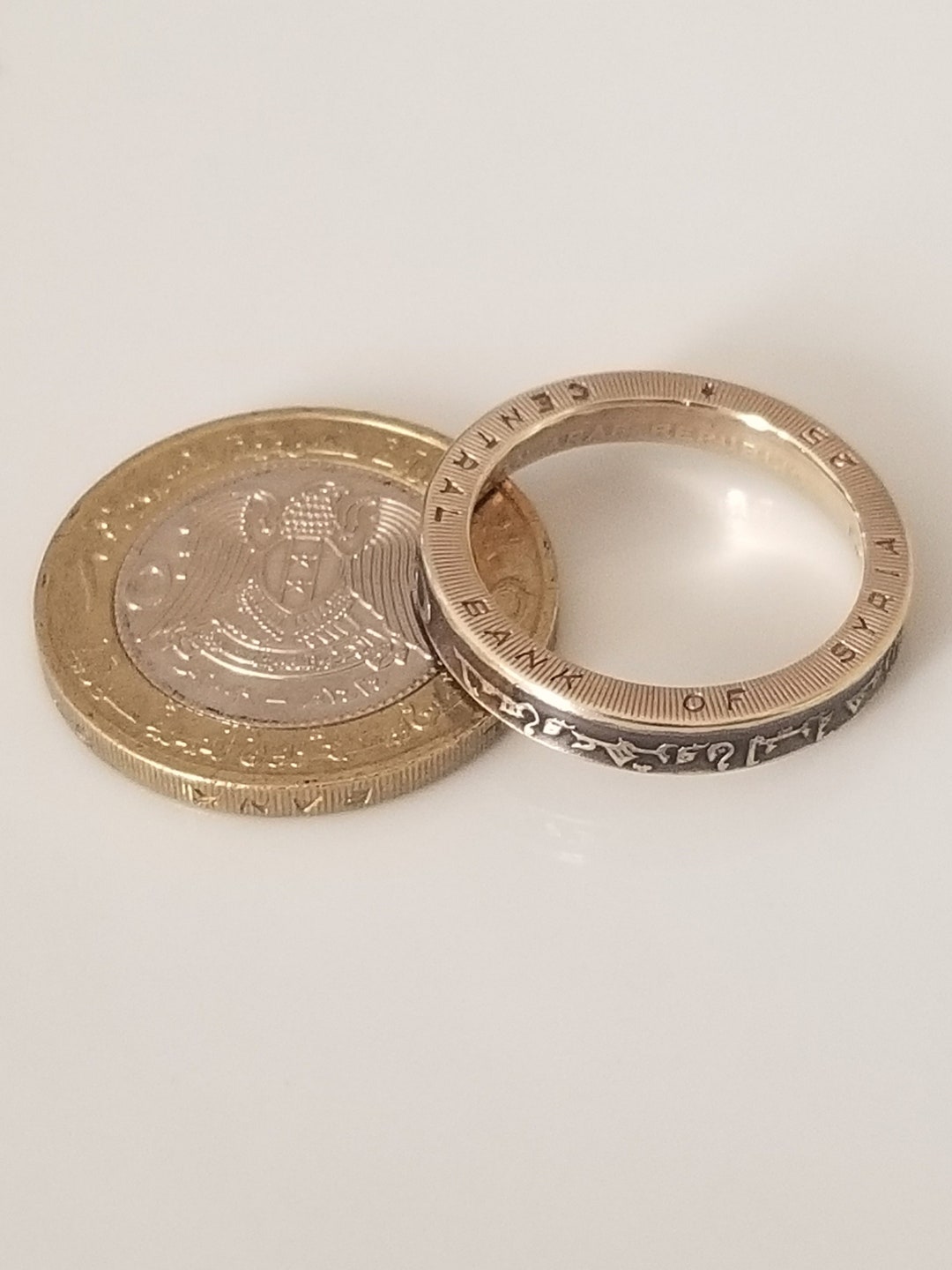 Vintage Syria Coin Ring | Syrian Ring | Handmade Ring | Travel Gift ...