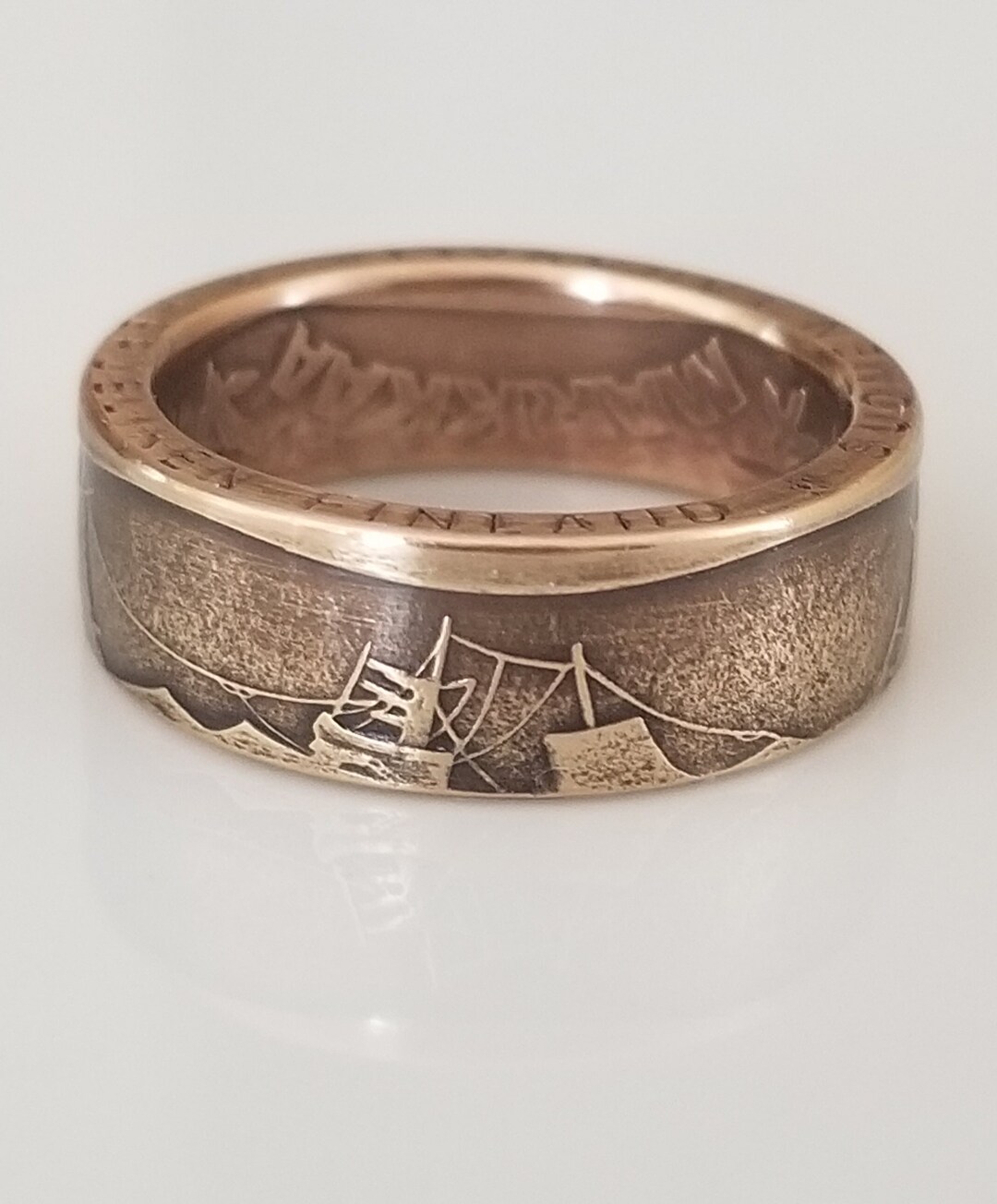 Finland Coin Ring Suomi Ring Handmade Ring Travel Gift - Etsy
