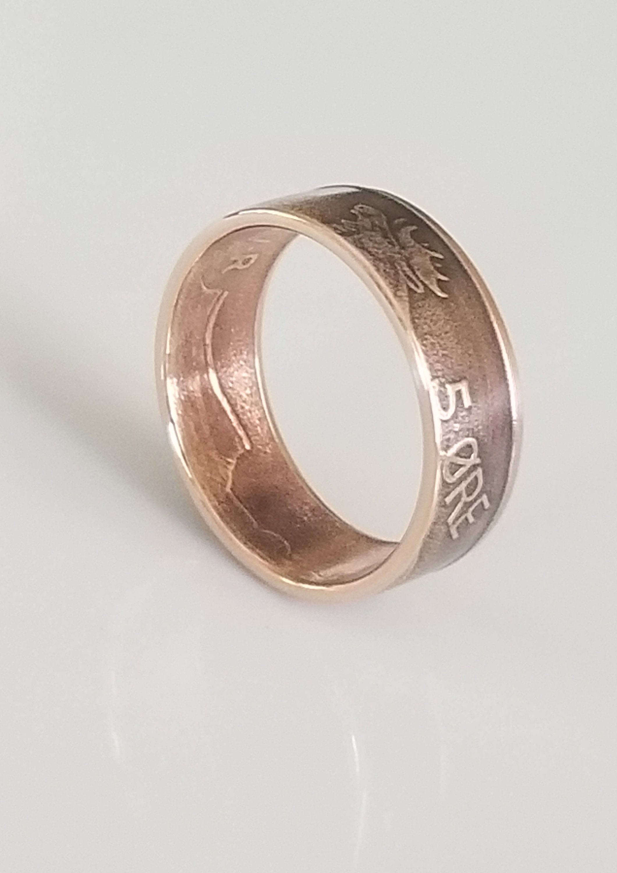 Norway Coin Ring Moose Norway 5 Ore Ring Handmade Ring - Etsy