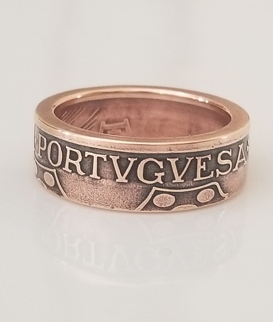 Portugal 1 Escudo Coin Ring | Portugal Ring | Handmade Ring | Travel ...
