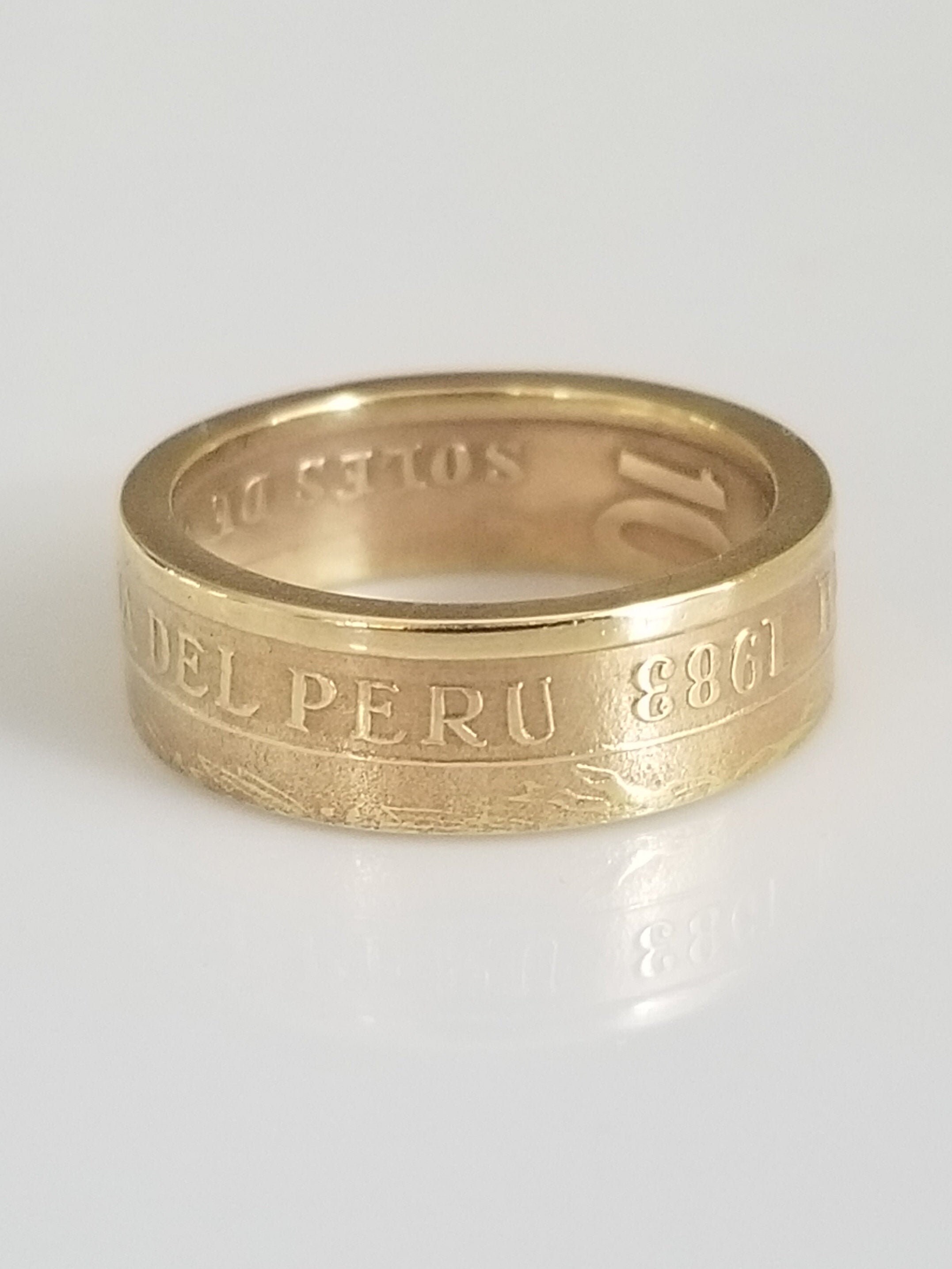 Peruvian Coin Ring | Peru Ring | Handmade Ring | Unique Gift | Travel ...