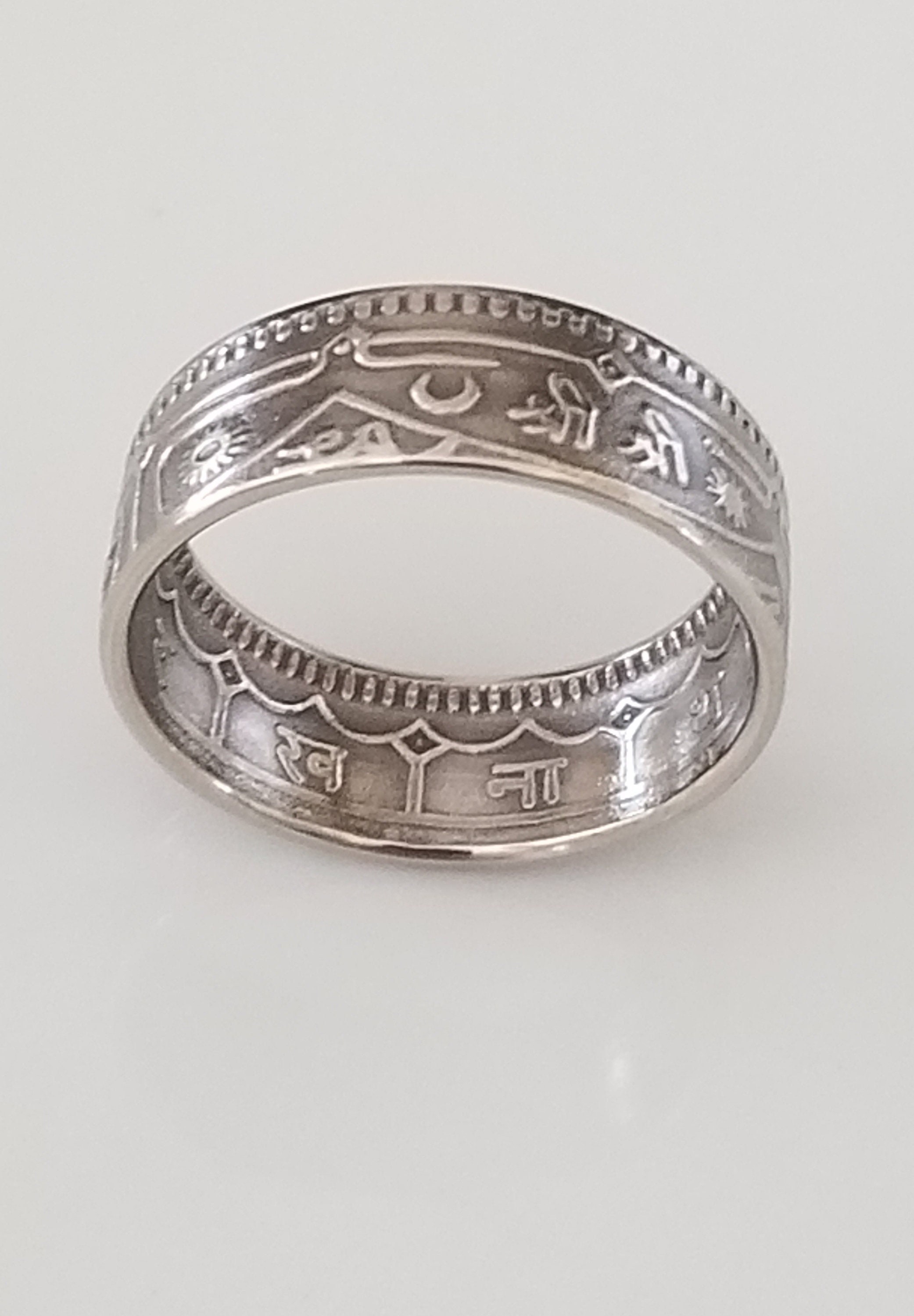 Nepal Coin Ring | Nepalese Ring | Handmade Ring | Nepalese Jewelry ...