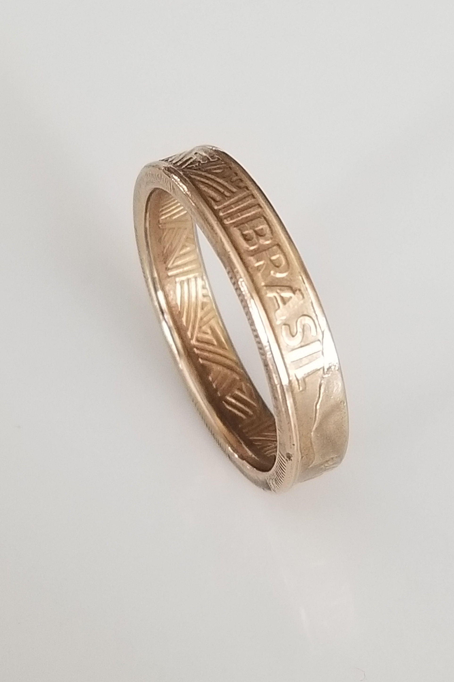 Brazil Coin Ring | Handmade Coin Ring | Brazil Jewelry - Etsy