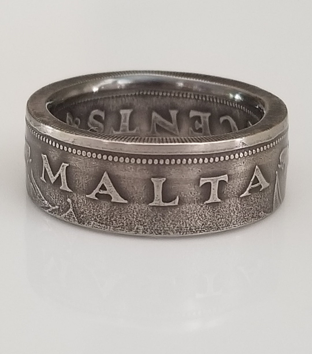 Malta Coin Ring | Malta Ring | Dolphins Ring | Unique Gift | Travel ...