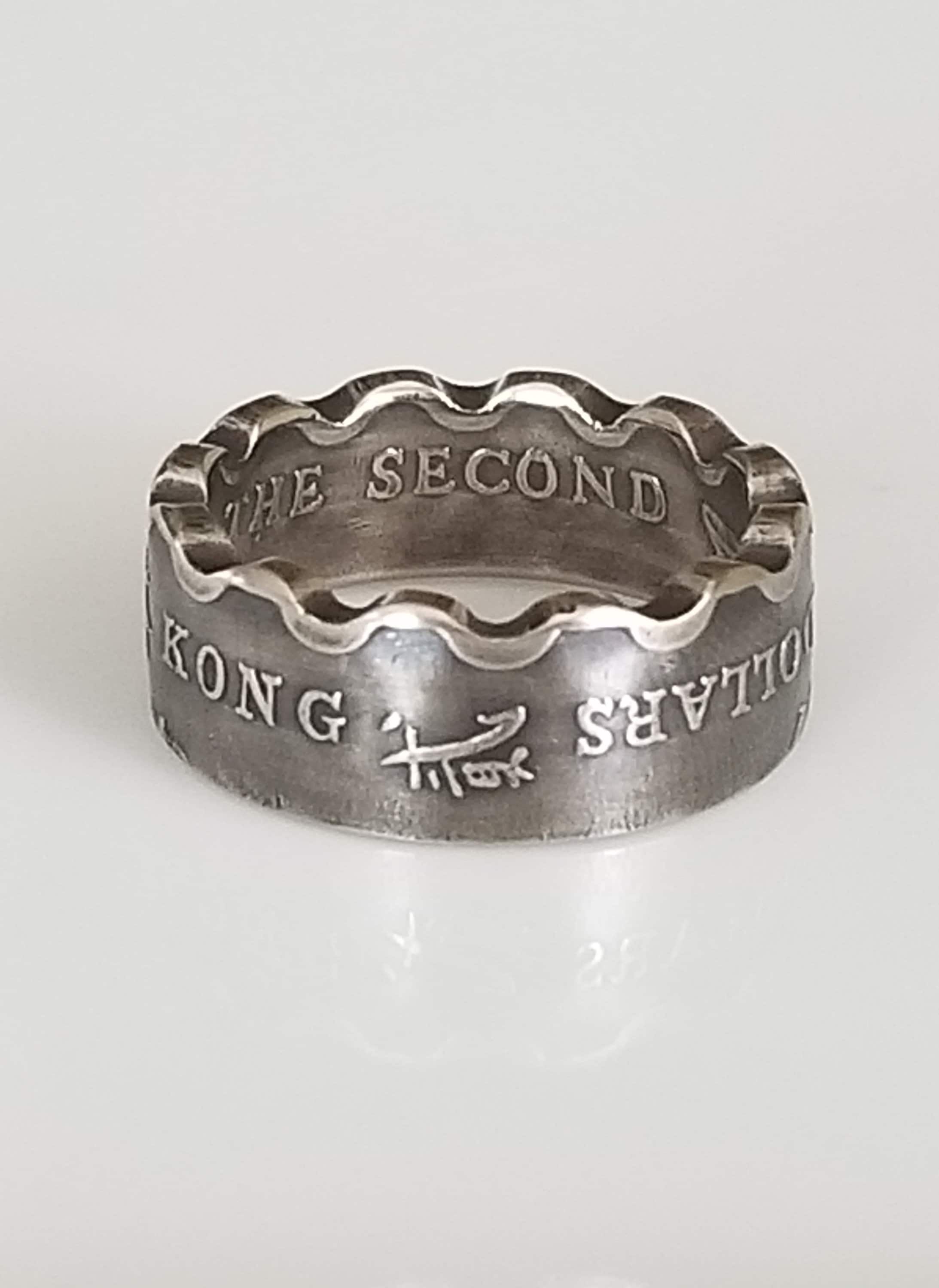 Hong Kong Coin Ring Hong Kong Jewelry Hong Kong Ring - Etsy