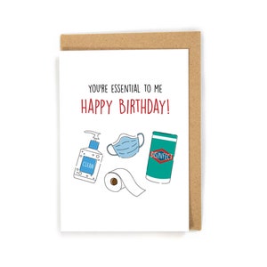 Birthday Card, Funny Birthday Card, Quarantine Birthday Card, Birthday ...
