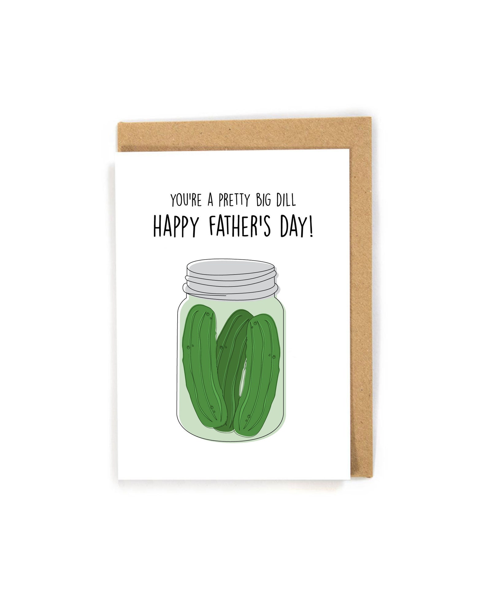 Funny Pickle Father's Day Card, Happy Father's Day Card From Son ...