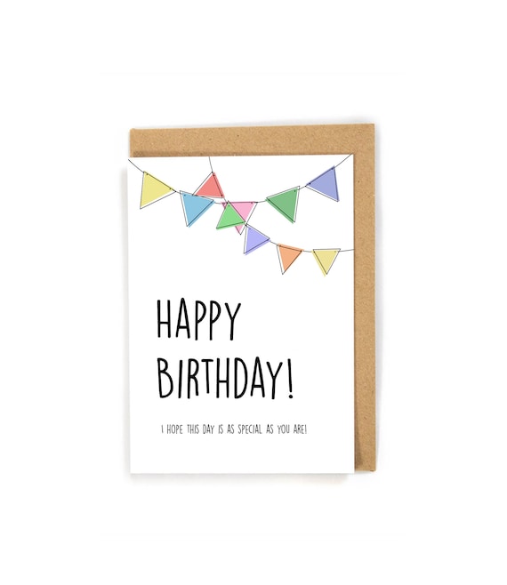 Cute Happy Birthday Sign