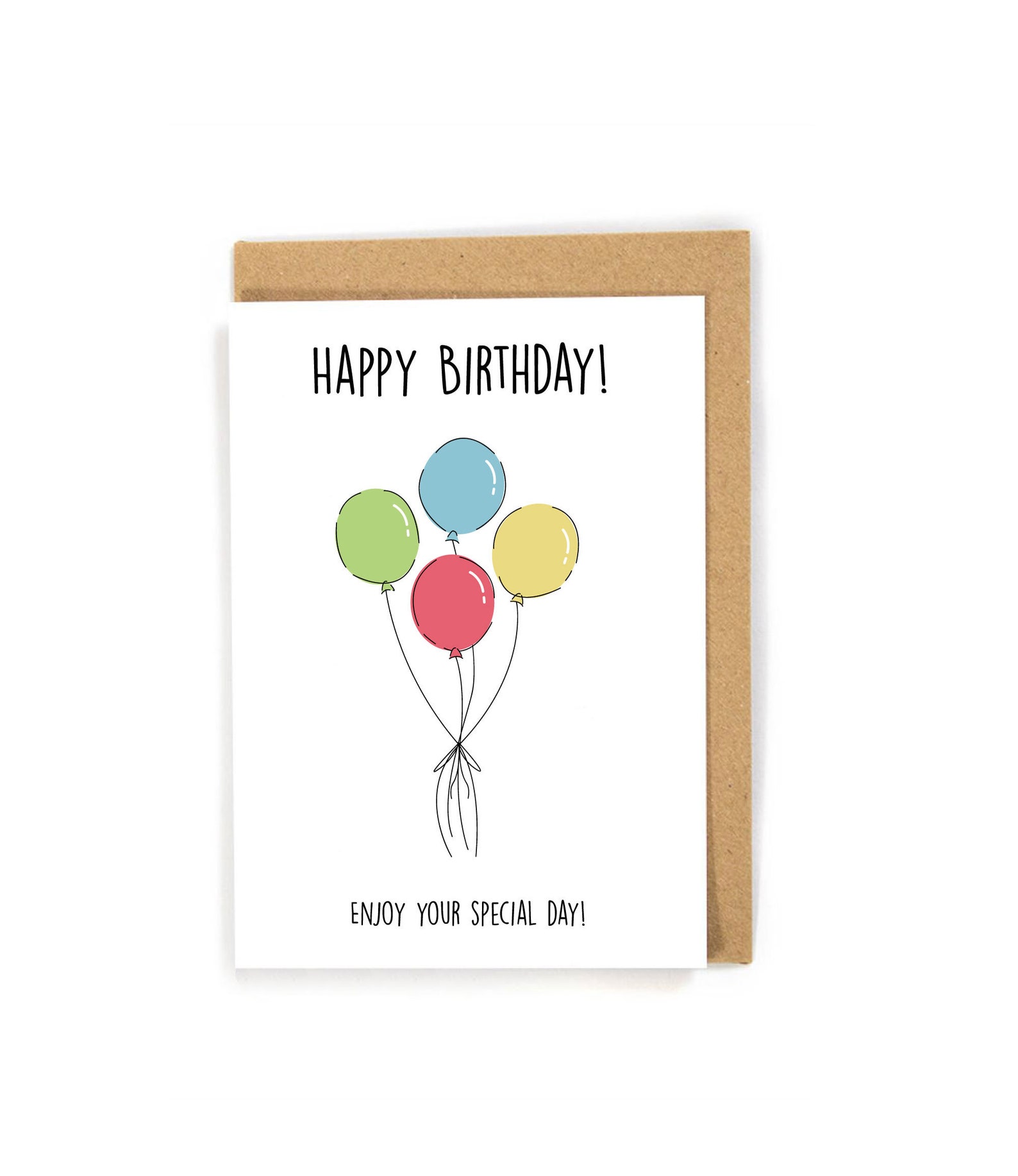 Simple Birthday Card Generic Birthday Card Birthday Card - Etsy