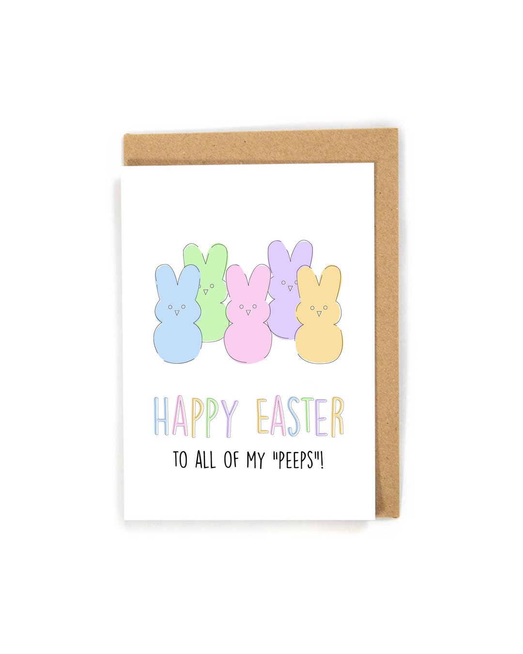 Easter Card, Happy Easter Card, Easter Card for Family and Friends ...
