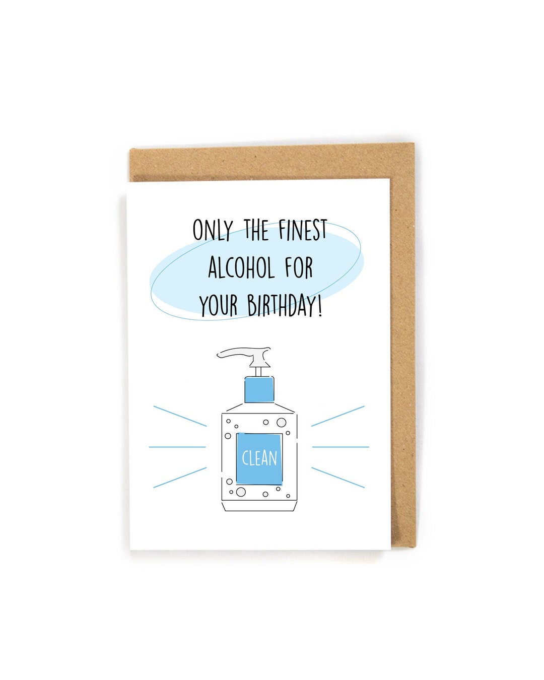Funny Birthday Card, Quarantine Birthday Card, Alcohol Birthday Card ...