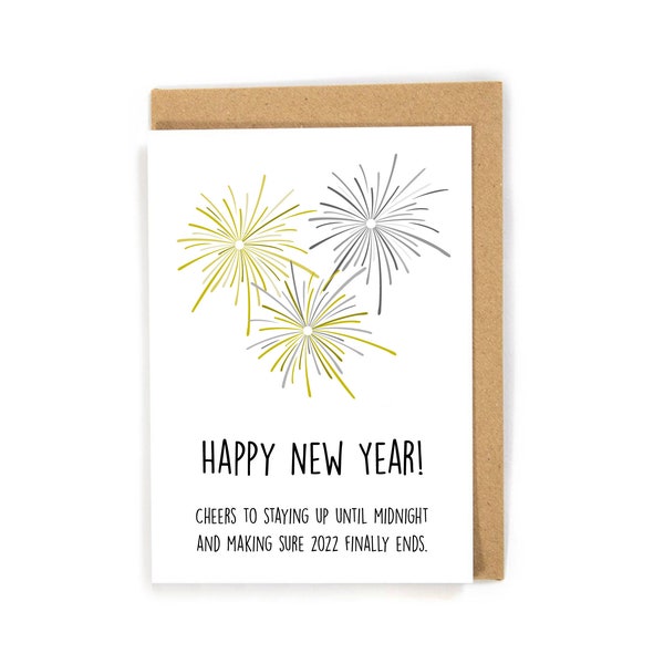 Funny New Years Card - Etsy