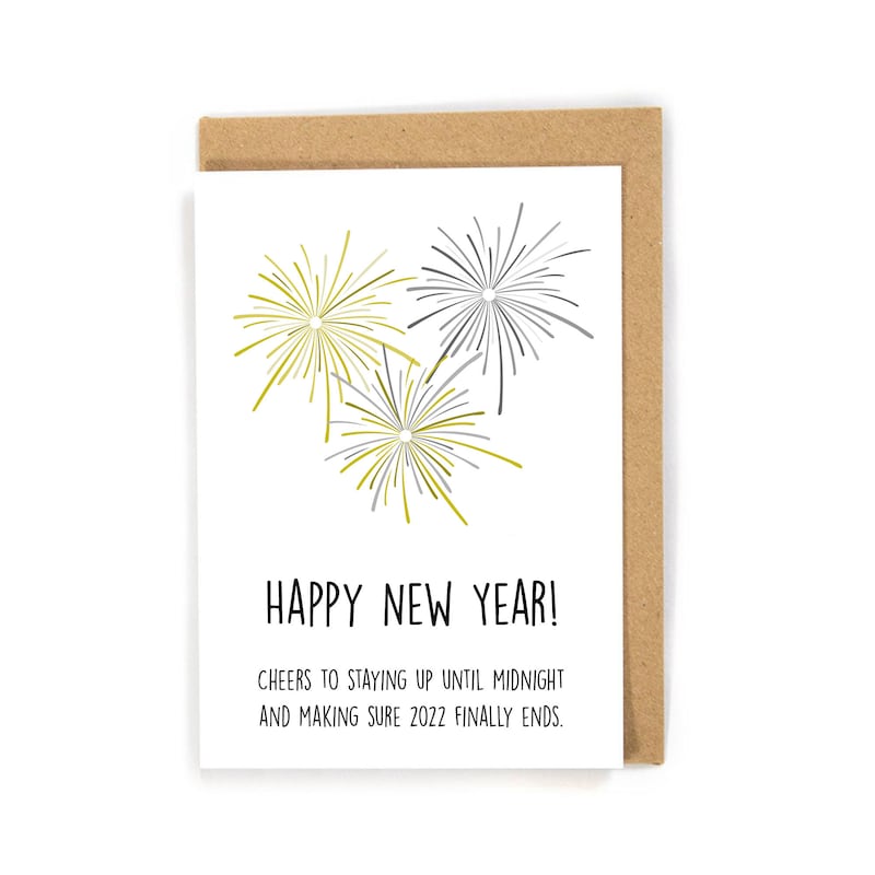 Funny New Years Card - Etsy